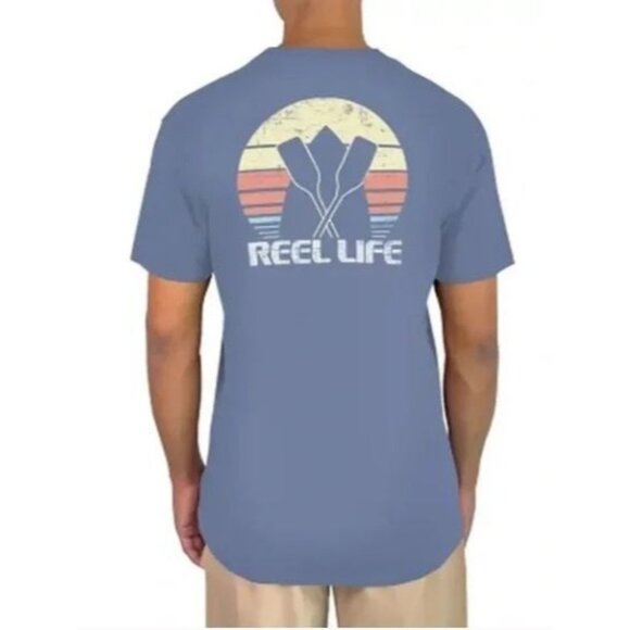 reel life | Shirts | Nwt Reel Life Mens Neptune Ocean Washed Tshirt ...